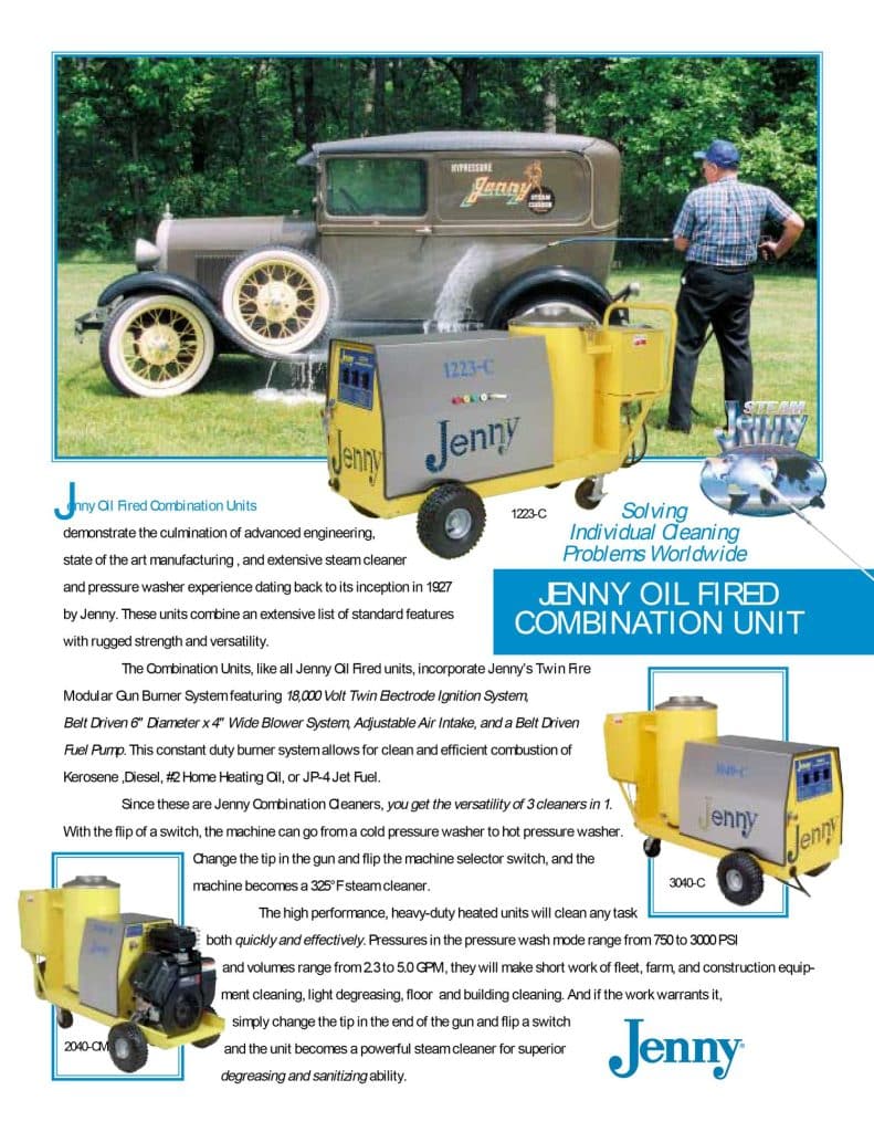 Steam Jenny Combination Unit 1530-C - Mr. Hard Water